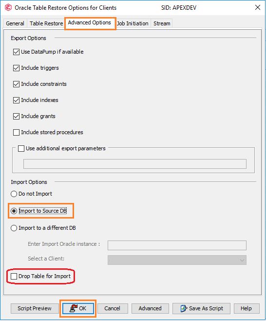 Table-level restore in Oracle RAC using Commvault – IT-Noesis