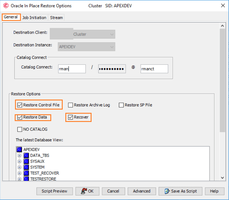 Non-CDB Oracle RAC database restore using Commvault – IT-Noesis