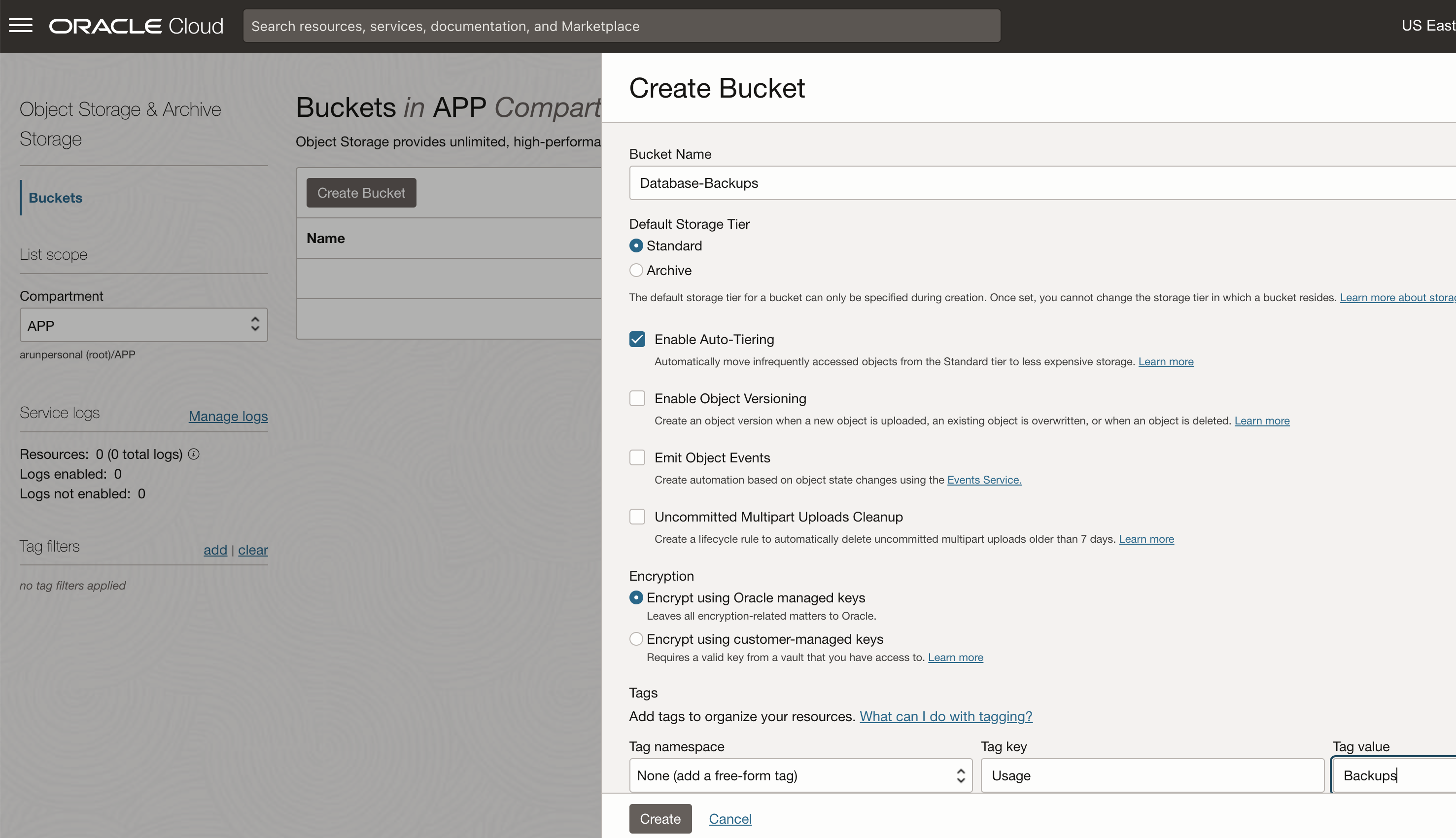 A quick peak into Oracle Cloud Storage Solutions – IT-Noesis